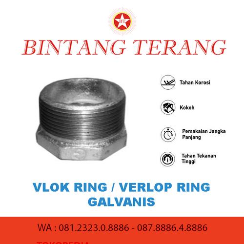 Jual Vlok Ring Galvanis 1/2 x 3/8 / Verlop Ring Besi / Bushing / Valve Ring - Kota Surabaya ...