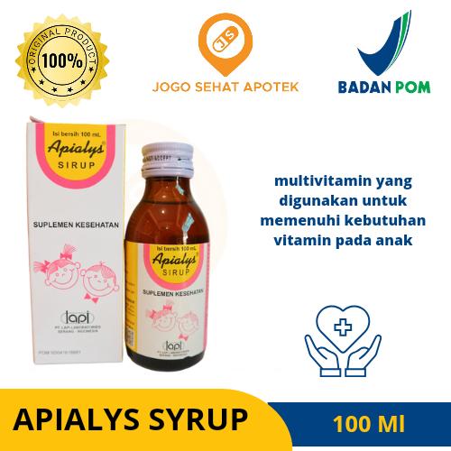Jual apialys syrup 100 ml multivitamin Anak / APIALIS SIRUP / APYALIS ...