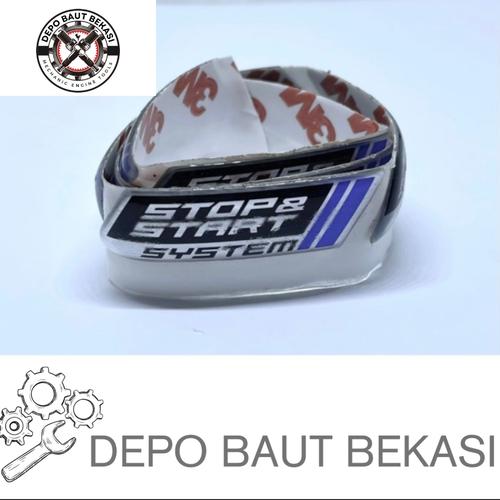 Jual Stiker Emblem Start Stop System Yamaha/ Emblem Logo SSS Yamaha ...