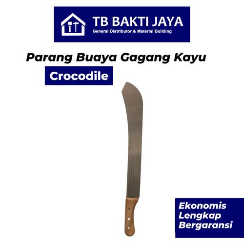 Jual Parang Buaya Tajam / Golok Kebun / Parang Gagang Kayu / Parang ...