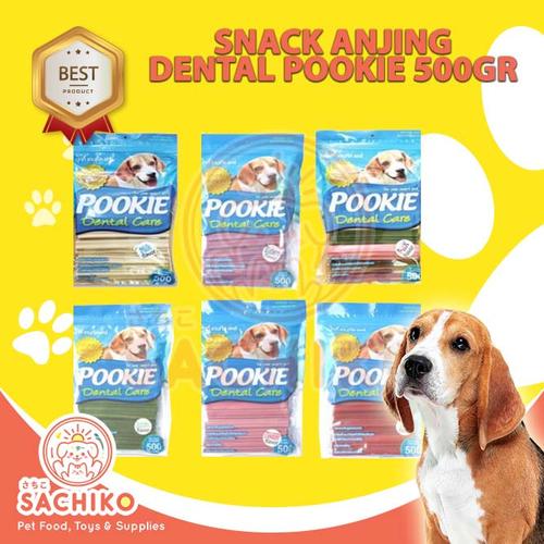 Jual POOKIE STAR DENTAL STICK MAKANAN SNACK ANJING 500GR-ALL VARIAN ...