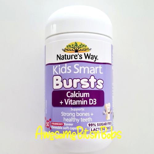 Jual Nature's Way Kid Smart Bursts Calcium + Vitamin D3 50 Capsules ...