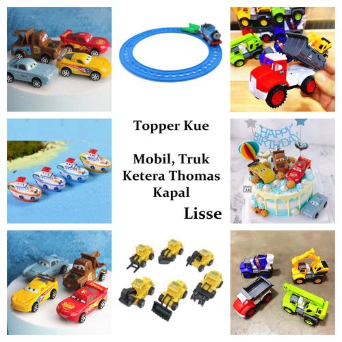 Jual Topper Cake Kue Ulang Tahun Ultah Thomas Kereta Api Car Mobil ...