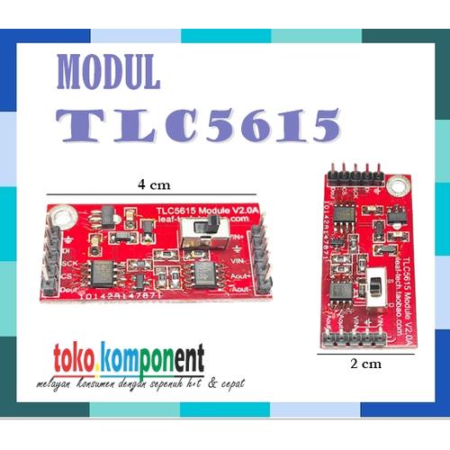 Jual TLC5615 10-bit high speed AD / DA module bipolar sine wave ...
