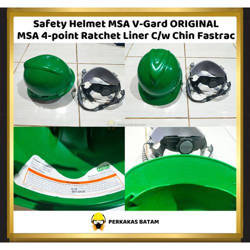 Jual HELM MSA V-GARD Hijau ORIGINAL Made in CHINA - MSA HELMET Green ...
