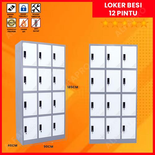 Jual Loker besi 12 Pintu Locker Besi 12 Pintu - Non Rakit - Kota ...