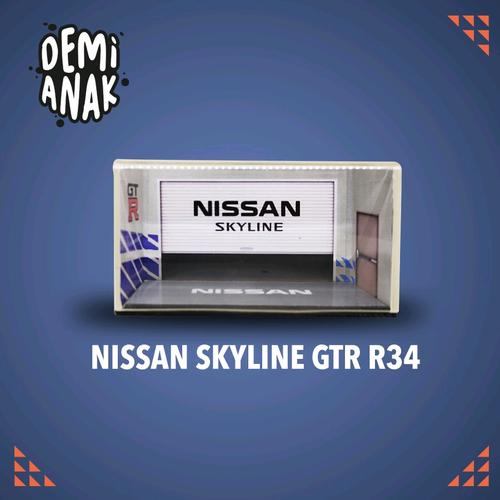 Jual Box Akrilik Diecast Nissan skyline GTR R34 Fast Furious - Skala 1/ ...