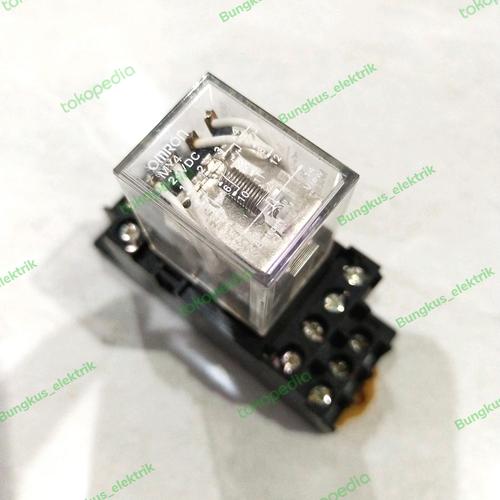 Jual Relay 24vdc 14pin omron my4 + socket pyf14a-e - Kab. Bekasi ...
