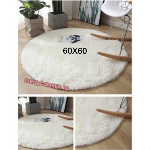Jual KARPET BULAT MEWAH BULU KAMAR TIDUR /RUANG TAMU/ALAS TIDAK LICIN ...