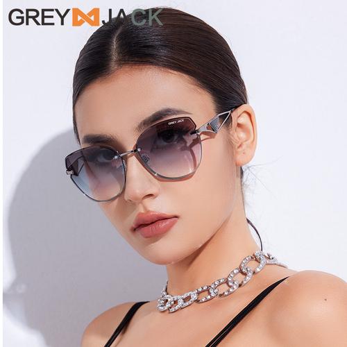 Promo Grey Jack Kacamata Hitam Sunglasses Anti UV Model Cat Eye Trendy ...