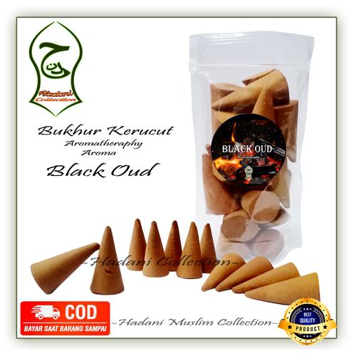 Jual Buhur Black oud Bukhur Dupa Gahru Kerucut Pengharum Ruangan isi 50 ...