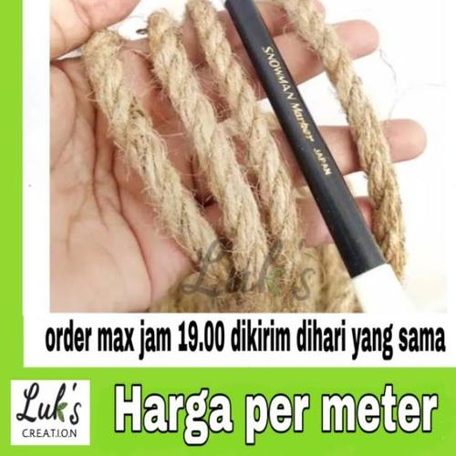 Jual Tali goni besar 1 cm 10 mm meteran - tambang goni - tampar goni ...