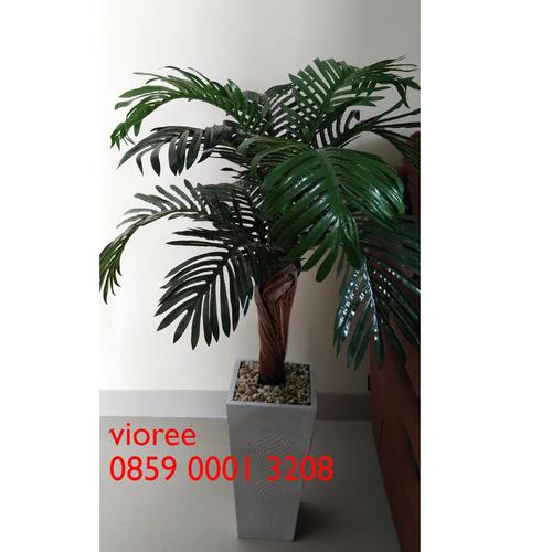 Jual Palem 1,2m Tanaman Artificial Hias Pohon Plastik Tinggi Dengan Pot ...