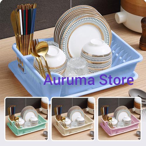Jual Rak Piring Nampan Baskom Peniris Cuci Dapur Plastik Tebal Dish ...