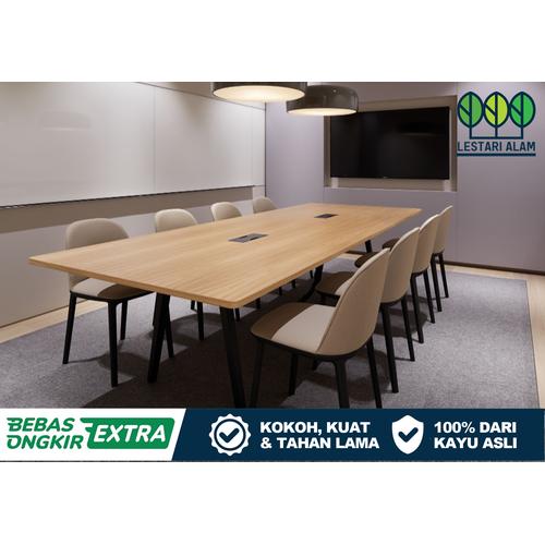 Jual Meja Rapat kantor 300 x 120 x 75 cm - Meja Meeting - conference ...