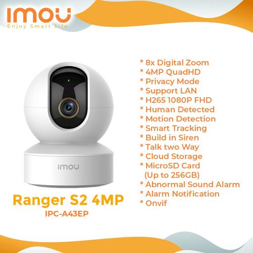 Jual CONSUMER CAMERA IMOU IPC A43EP RANGER S2 RESOLUTION 4MP - Kota ...