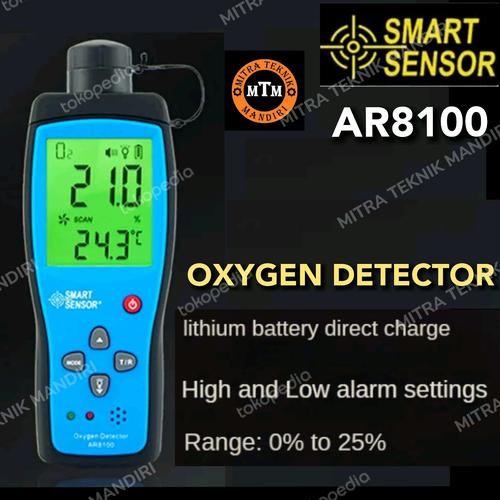 Jual ALAT UKUR OXYGEN DETECTOR O2 WITH ALARM SMART SENSOR AR8100 (AR ...