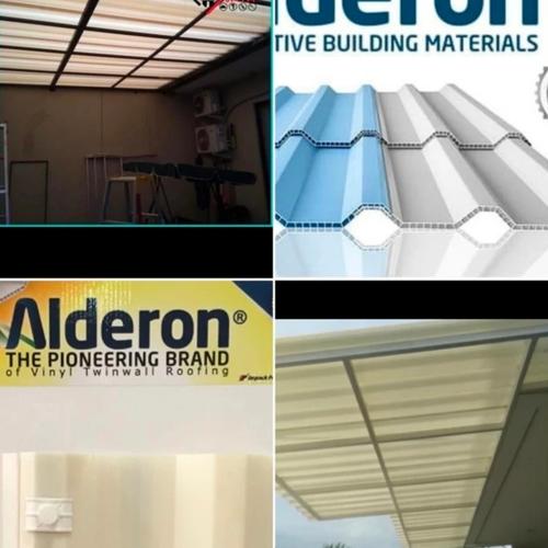 Jual alderon twinwall 830 / semi transparan rangka hollow galvanis 4 x ...