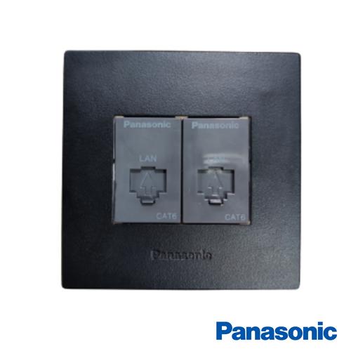 Jual PANASONIC Outlet Data LAN CAT6 Hitam Double WEJ24886H - Jakarta ...