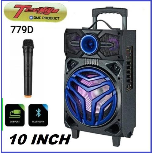 Jual GMC/TECKYO 779D Speaker Portable/Ampli Meeting BLUETOOTH 10 inch ...