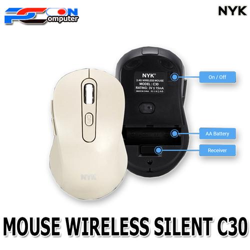 Jual MOUSE WIRELESS NYK SILENT C30 ORIGINAL - Kota Bekasi - PC ON ...