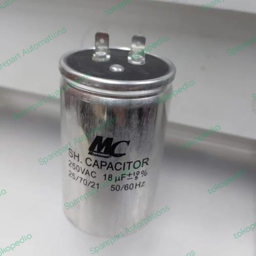 Jual Kapasitor Running Capasitor Running MC 18uF 250V 50/60Hz SH ...