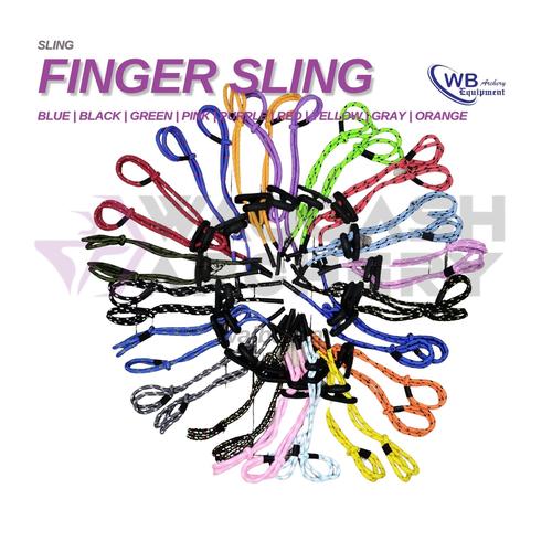 Jual WB FINGERSLING Finger Sling Jari Recurve Barebow Original - Merah ...