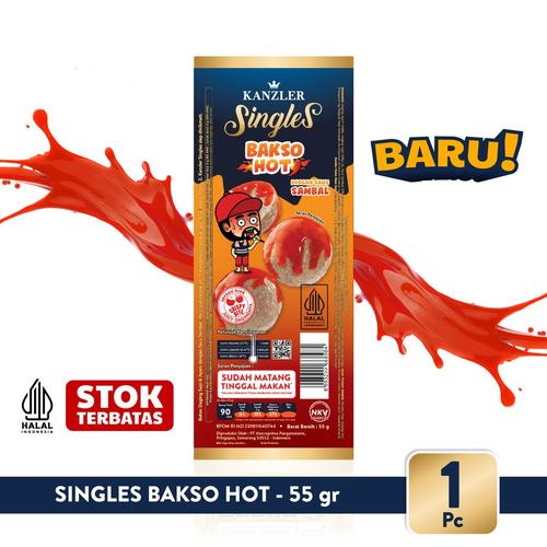 Jual KANZLER SINGLES BAKSO PEDAS 55GR HOT MEATBALL SINGLE HALAL - BAKSO PEDAS - Jakarta Selatan ...