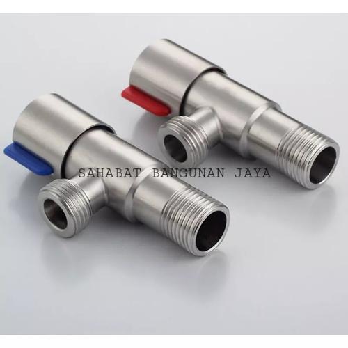Jual STOP KRAN SINGLE ½" SUS 304 STAINLESS/KRAN SHOWER SINGLE STAINLESS ...