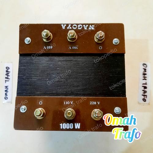 Jual trafo auto step up dan travo step down 1000 watt 380 440v / 110 ...