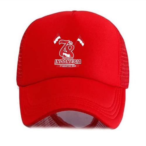 Jual Topi Merah Putih Indonesia Merdeka Dirgahayu HUT RI 78 tahun 2023 ...