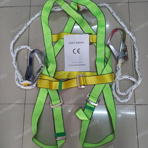 Jual Full Body Harness Double Hook Besar Sands / Safety Harness Hook ...