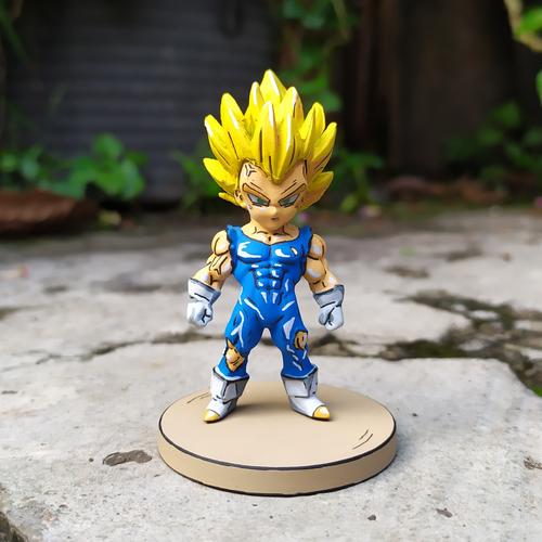 Jual Dragon Ball Figure Mini Vegeta anime ver. custom by bayupuji ...