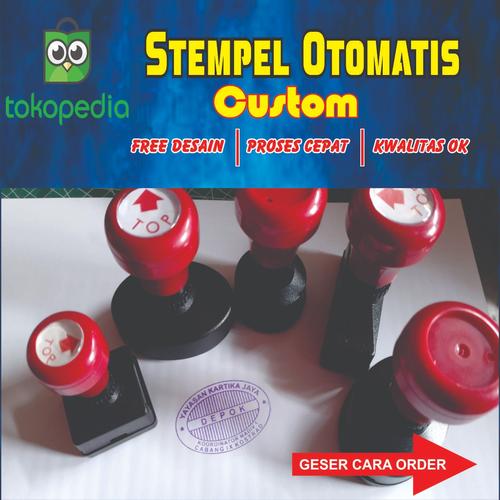 Jual stempel otomatis - ukuran kecil - Kota Depok - kangstempel | Tokopedia