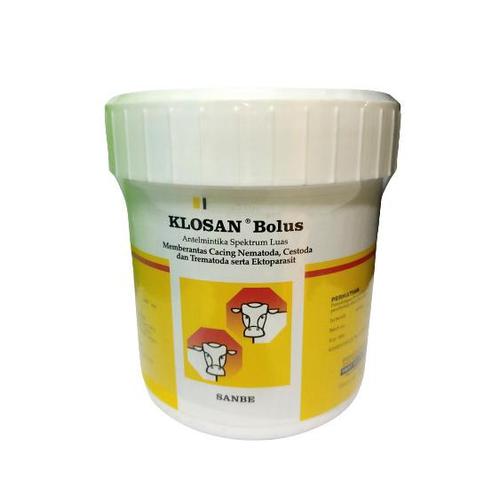 Jual Klosan 42 Bolus Obat Cacing Hewan Sapi, Kerbau, Kuda Spektrum Luas ...