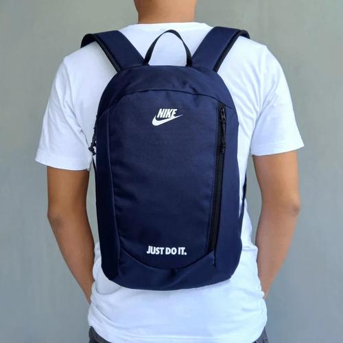 Jual Tas Ransel Mini Olahraga Premium Pria & Wanita Navy NK Logo Putih ...