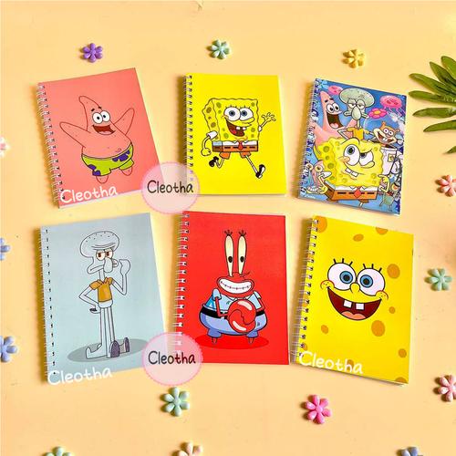 Jual Buku Catatan Spongebob / Buku Notes Spongebob / Notebook Spongebob ...
