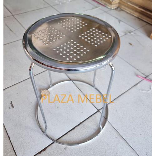 Jual Bangku Stool Pendek Jok Besi Chrome MURAH - Kota Makassar - Plaza ...