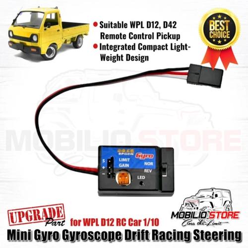 Jual Mini Gyroscope for wpl d12 1/ 10 rc car drift racing car steriing ...