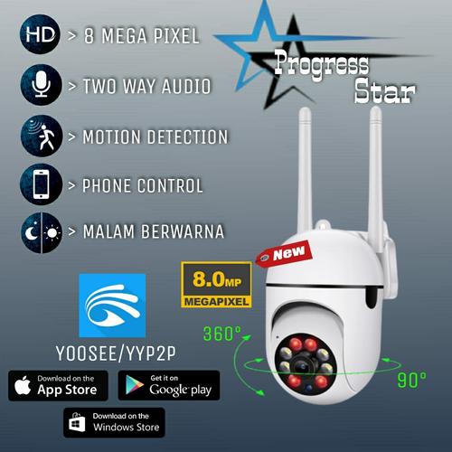 Jual IP Kamera Yoosee 8MP CCTV Speed Dome Mini Camera Wireless Yoosee PTZ - HANYA CCTV - Jakarta ...