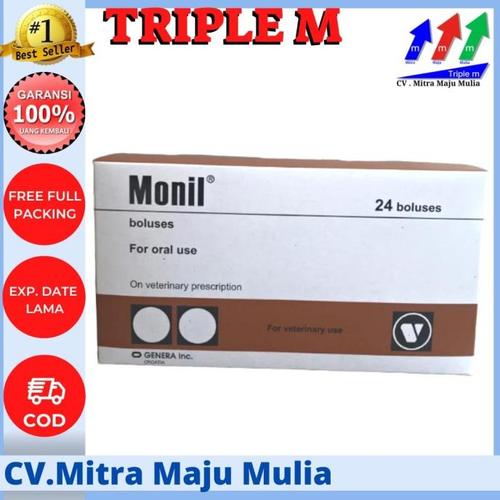 Jual MONIL 24 Bolus - Obat Cacing Sapi Kuda Babi Kerbau Domba Kambing ...