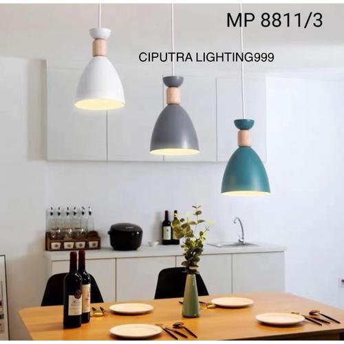 Jual LAMPU GANTUNG HIAS INDUSTRIAL MINIMALIS MINI BAR 3 LAMPU ELEGANT ...