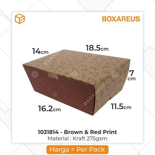 Jual Lunch Box, Box Kotak Kemasan Packaging Makanan, Dus Snack, Dus Kue ...