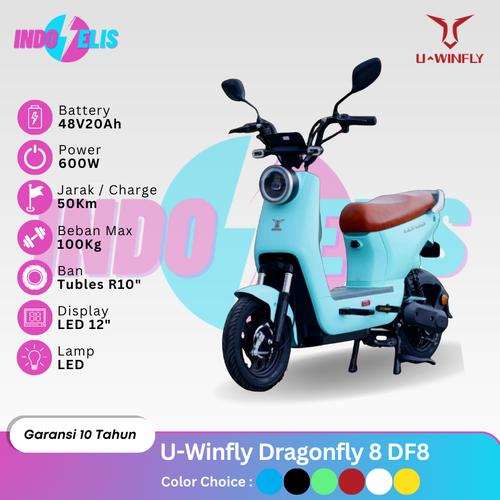 Jual Sepeda Listrik Uwinfly Dragonfly 8 DF8 500W 48V12Ah Garansi Resmi ...
