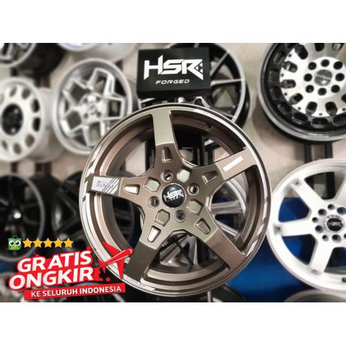 Jual Velg HSR Pente R15 HSR Velg Mobil Racing Ring 15 PCD 4X100 Lebar 6 ...