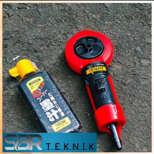 Jual meteran sipatan benang 20 meter plus tinta sboria sipatan penanda ...