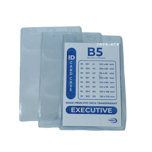 Jual NAME TAG ID CARD B5 PLASTIK MIKA 12 X 17 CM YUSHINCA ID HOLDER ...