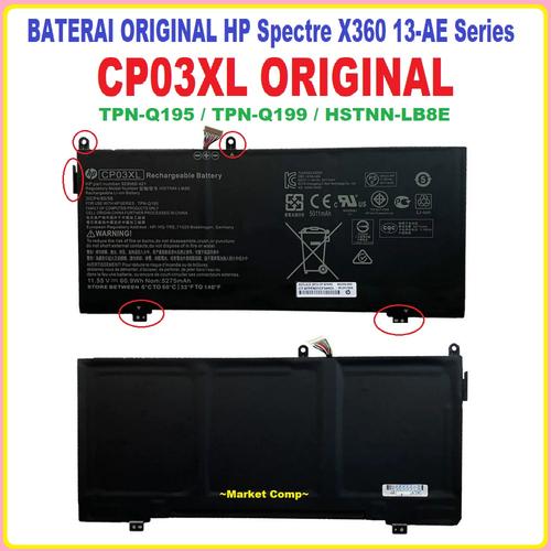 Jual CP03XL Original Baterai HP Spectre X360 13 AE 13AE 13-AE ...