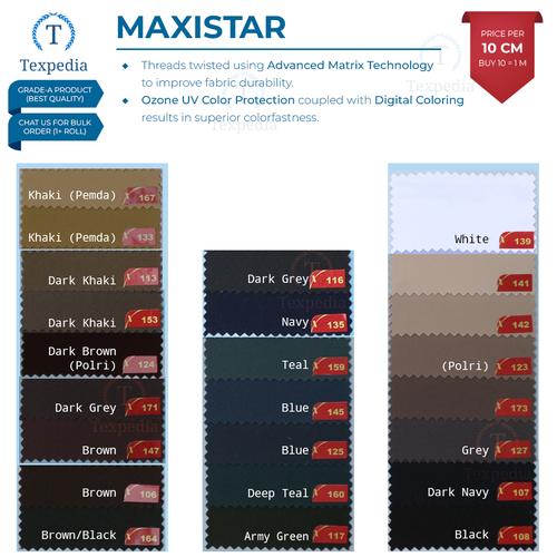 Promo Maxistar (per 10 cm) - Kain Bahan Tekstil dari Maxistyle (Meteran ...