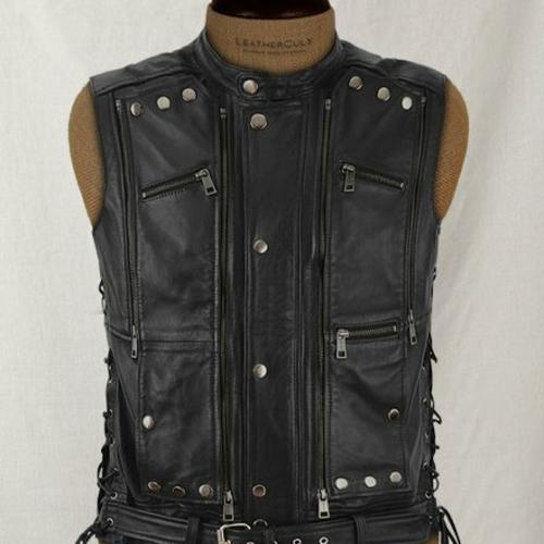 Jual rompi kulit asli pria bahan kulit asli model terbaru Rompi kulit ...